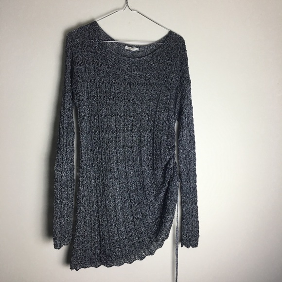 Cato | Sweaters | Cato Womens Knit Sweater Blacksilver Size Xl | Poshmark
